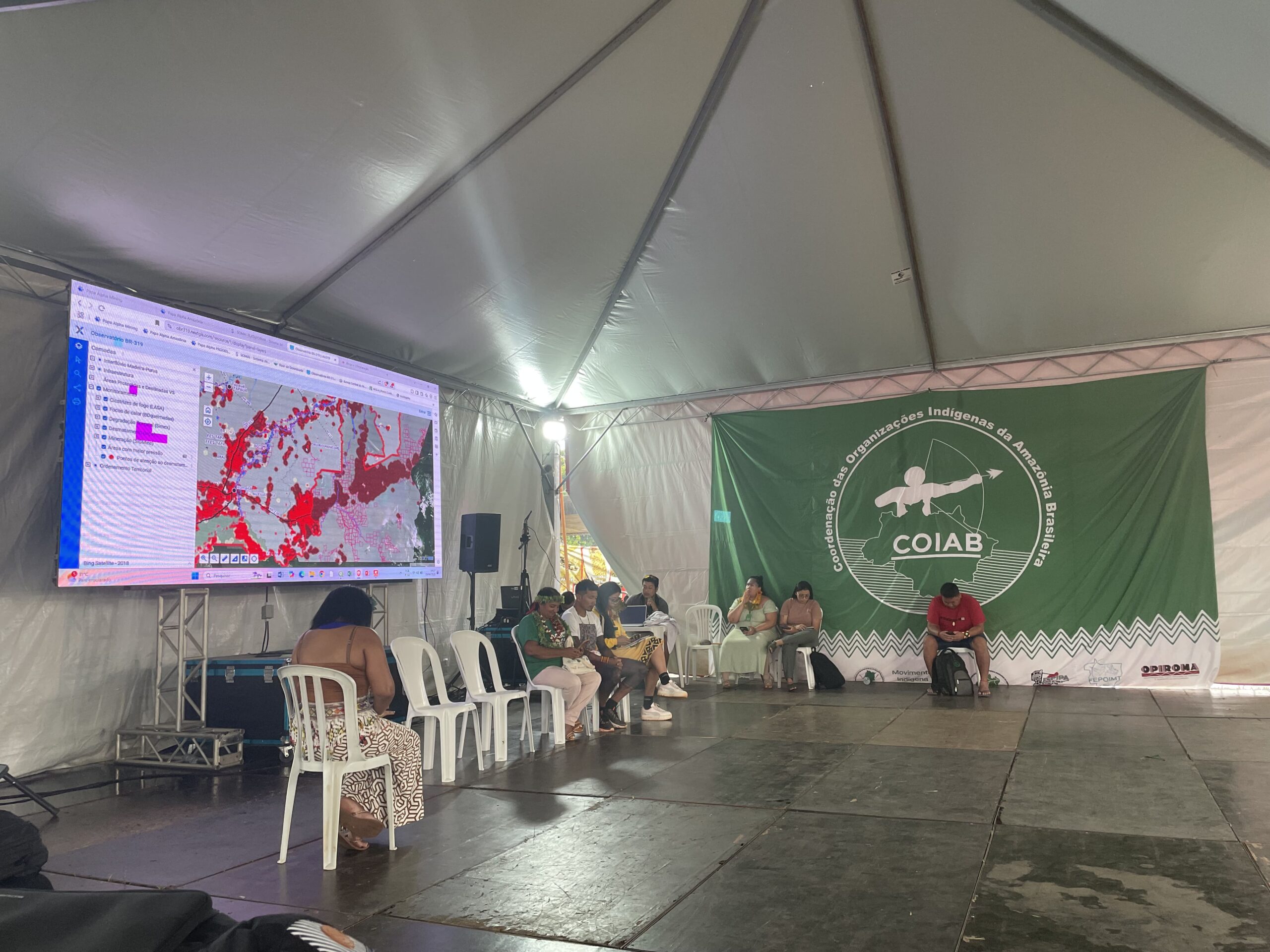 Coiab apresenta Mapa Interativo do OBR-319 no ATL 2025; ação reforça ...